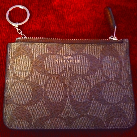 Coach | Bags | Coach Leather Keychain Card Case | Poshmark